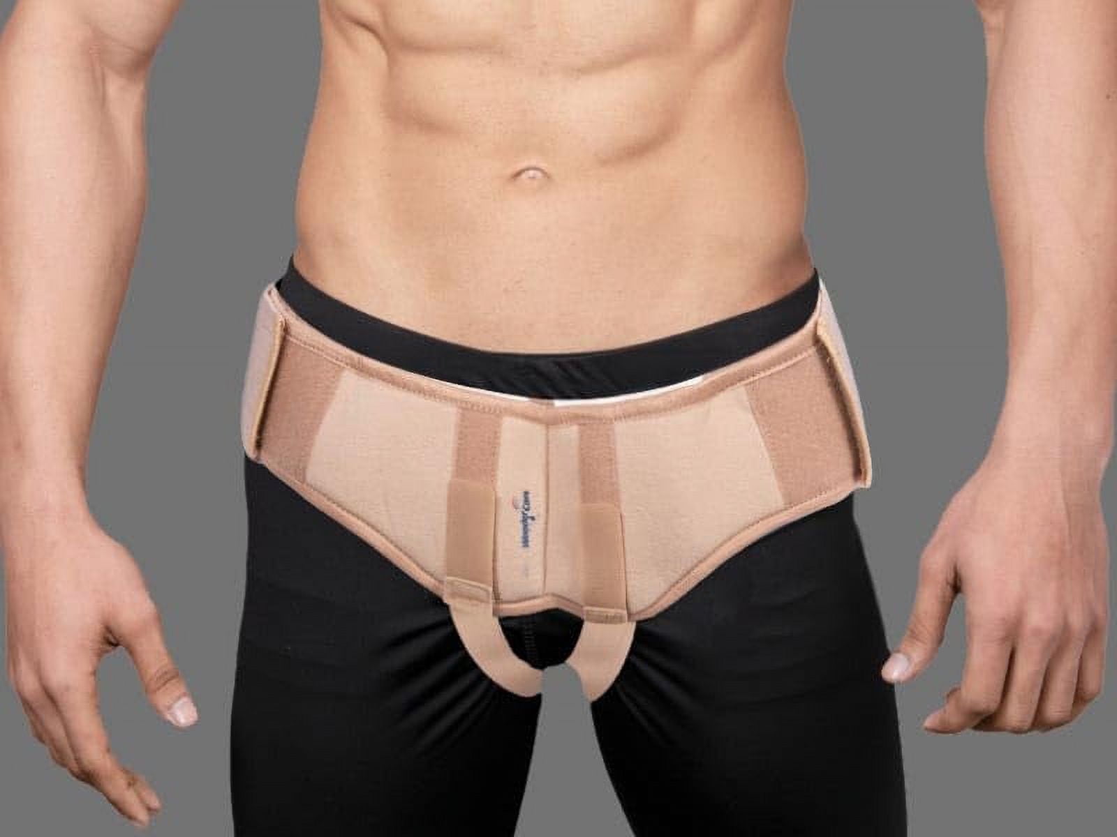Wonder Care- Inguinal Hernia Support Truss brace for Single/Double Inguinal or Sports Hernia ...