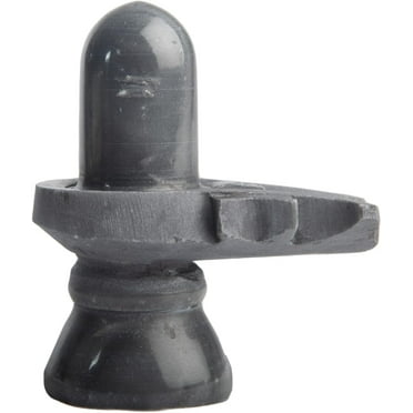 athizay Stone Shivlingam Statue 8.5 cm Made up of Stone Grey Color ...