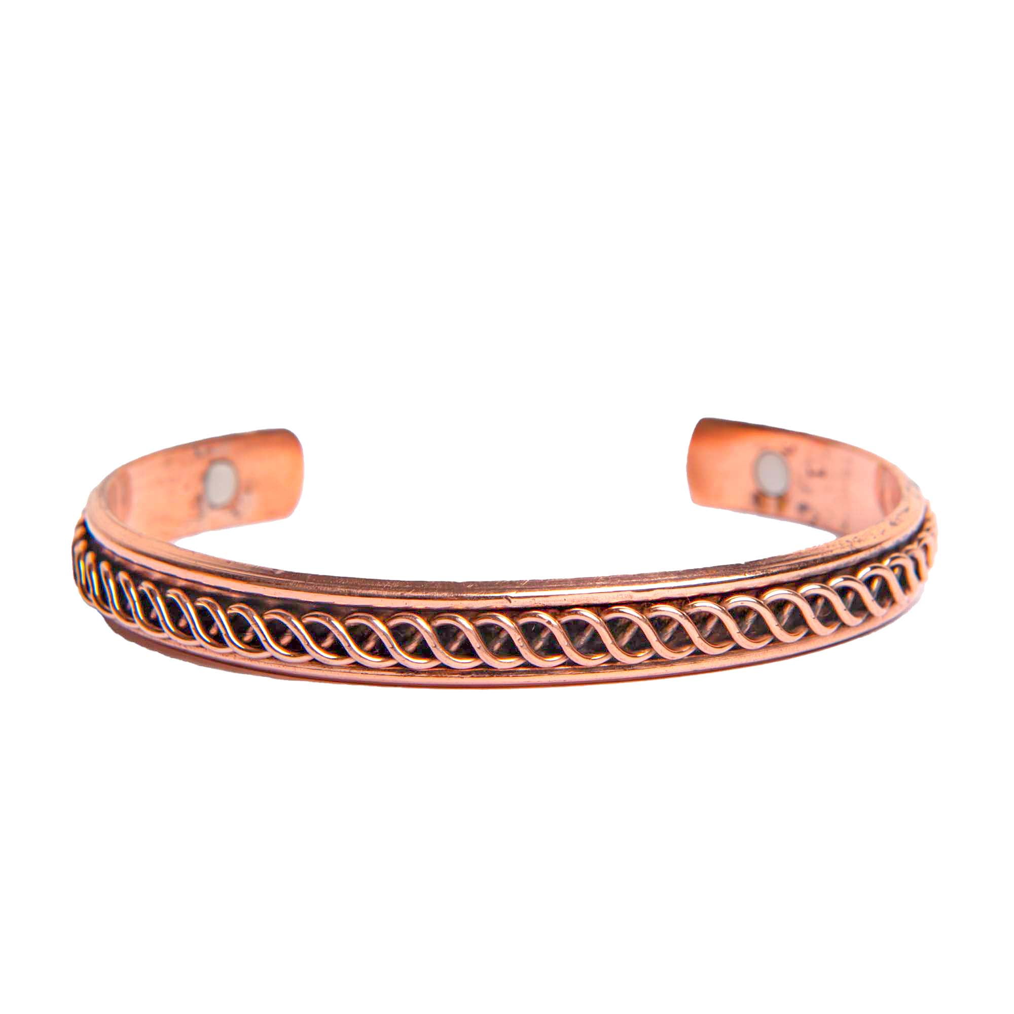 Wonder Care Pure Copper Bracelet for Women and Men Adjustable Copper Bracelet for Men Magnetic ...