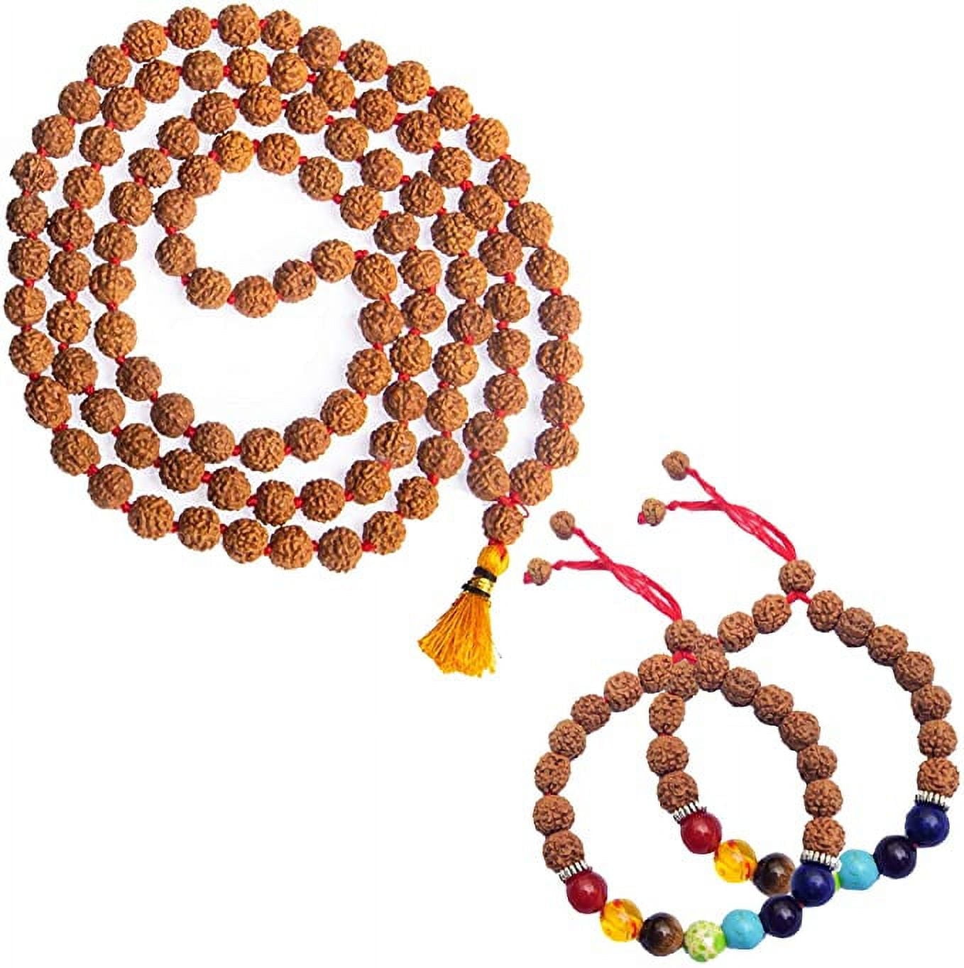 Wonder Care Rudraksh Mala-5face- Himalayan Rudraksha Seeds Ornament ...