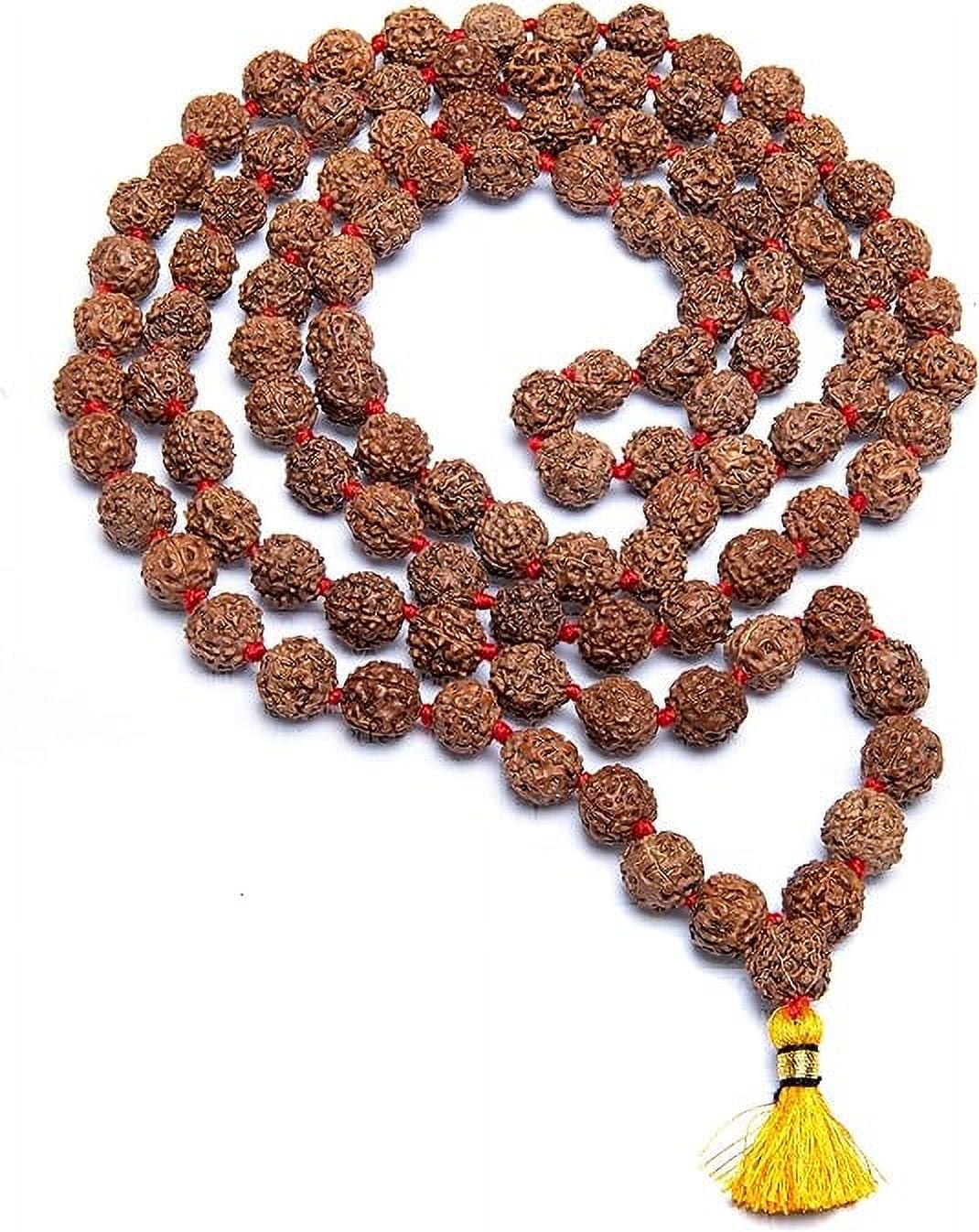 Wonder Care Rudraksh Mala-5face- Himalayan Rudraksha Seeds Ornament ...