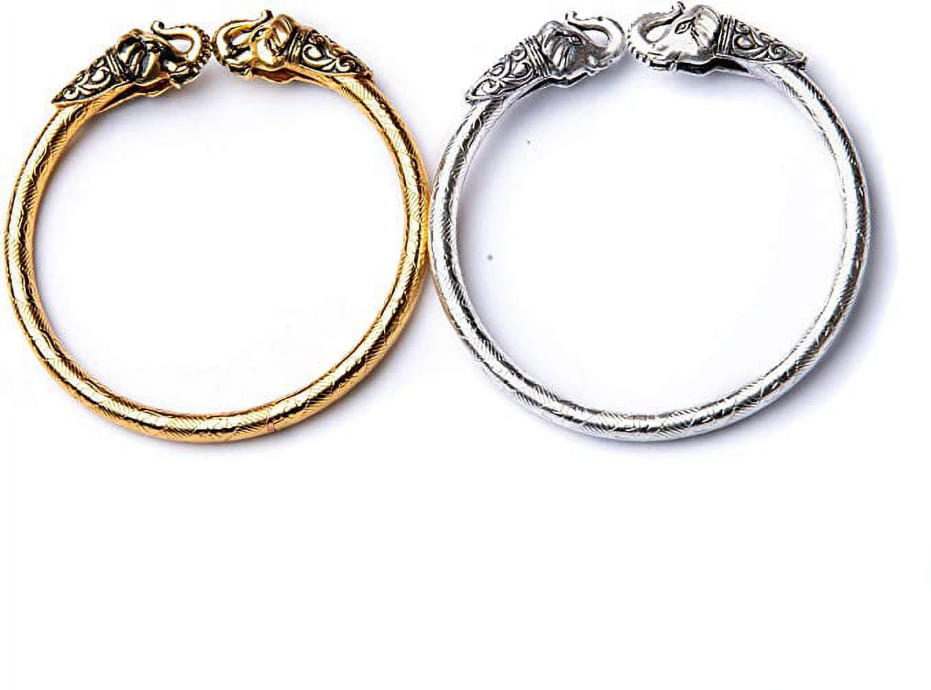 Wonder Care Shiv Bracelet Cuff Kada for men| Lord Shiva Bahubali Brass ...