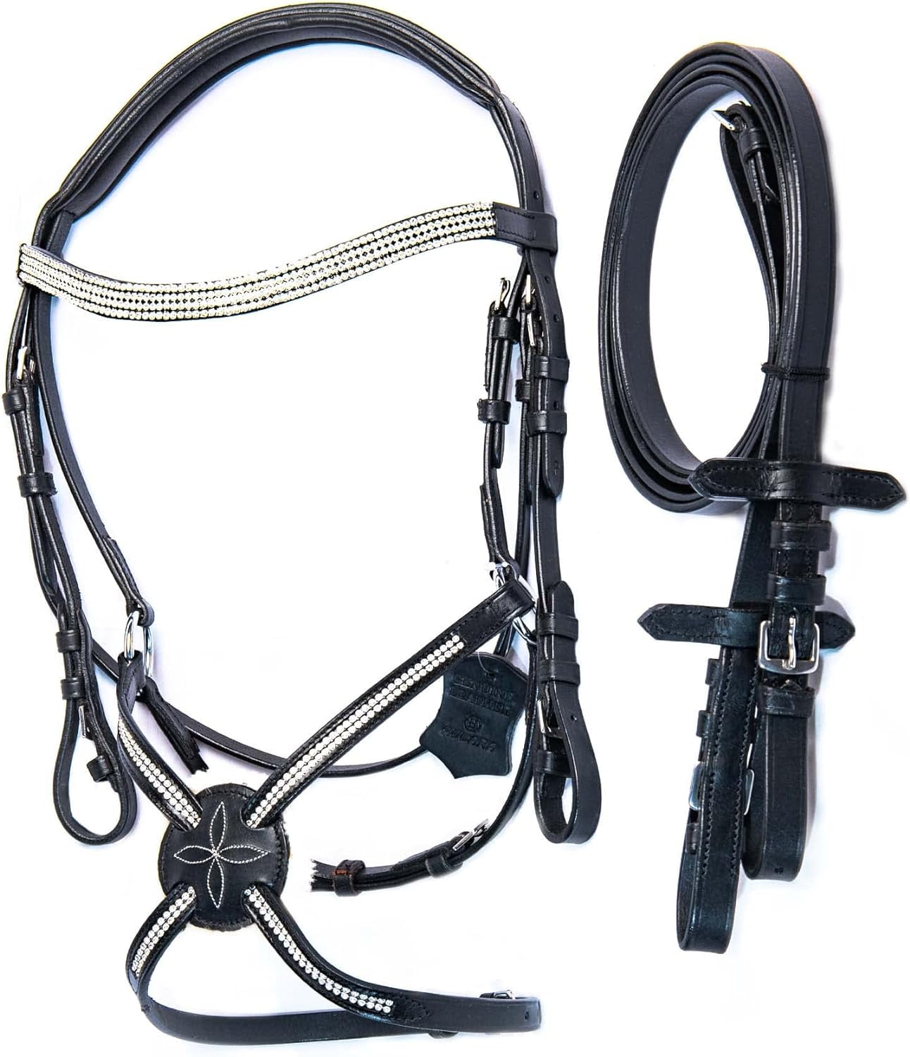 Wonder Care Top Grain Cowhide Leather English Bridle Snaffle Horse ...