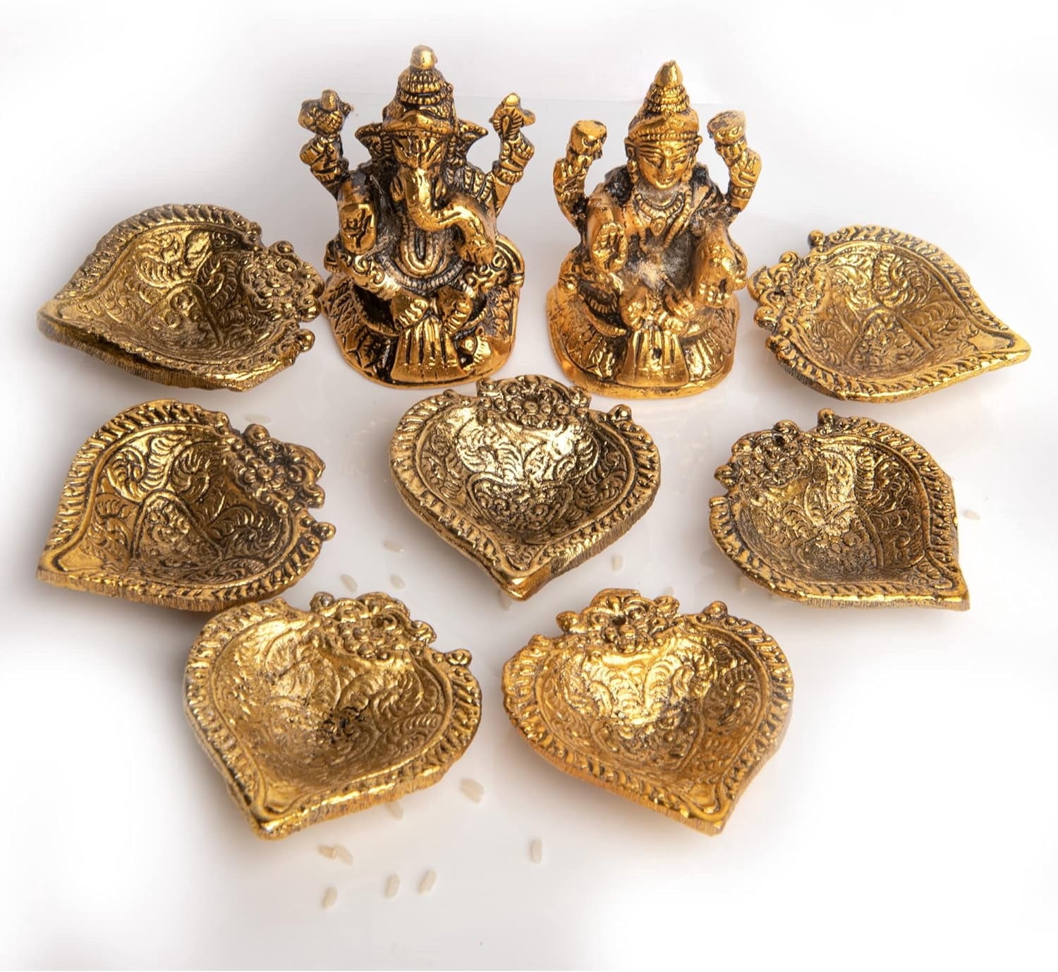 Wonder Care WC_Ganesha Laxmi Statues for Diwali Decorations Pooja Items ...