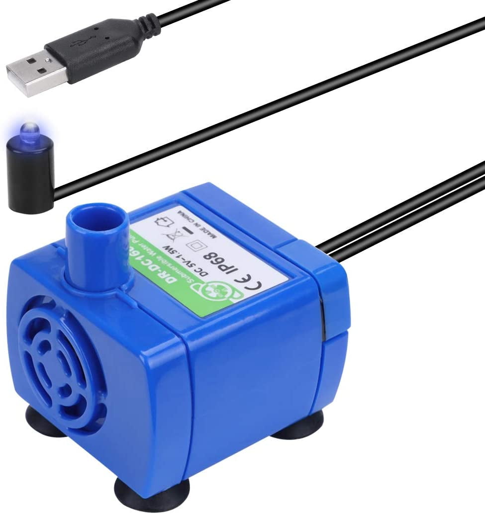 Wonder Creature Cat Water Fountain Pump, Replacement Pump for Round ...