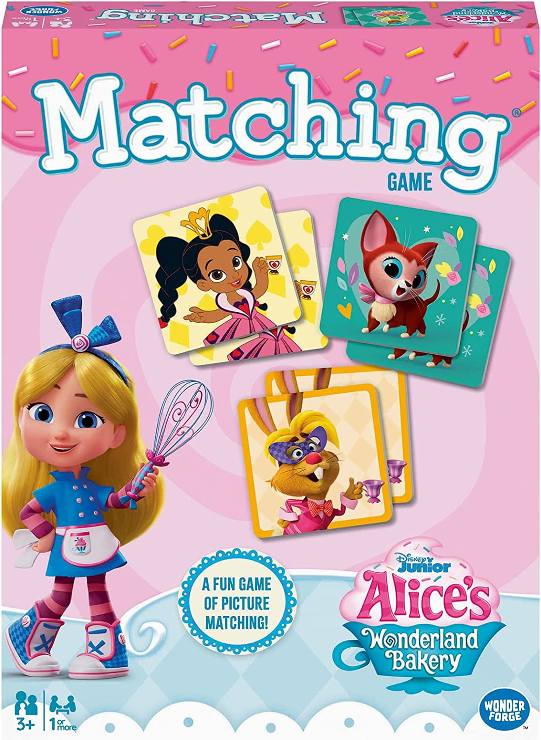 Wonder Forge Disney Junior Alice's Wonderland Bakery Matching Board ...