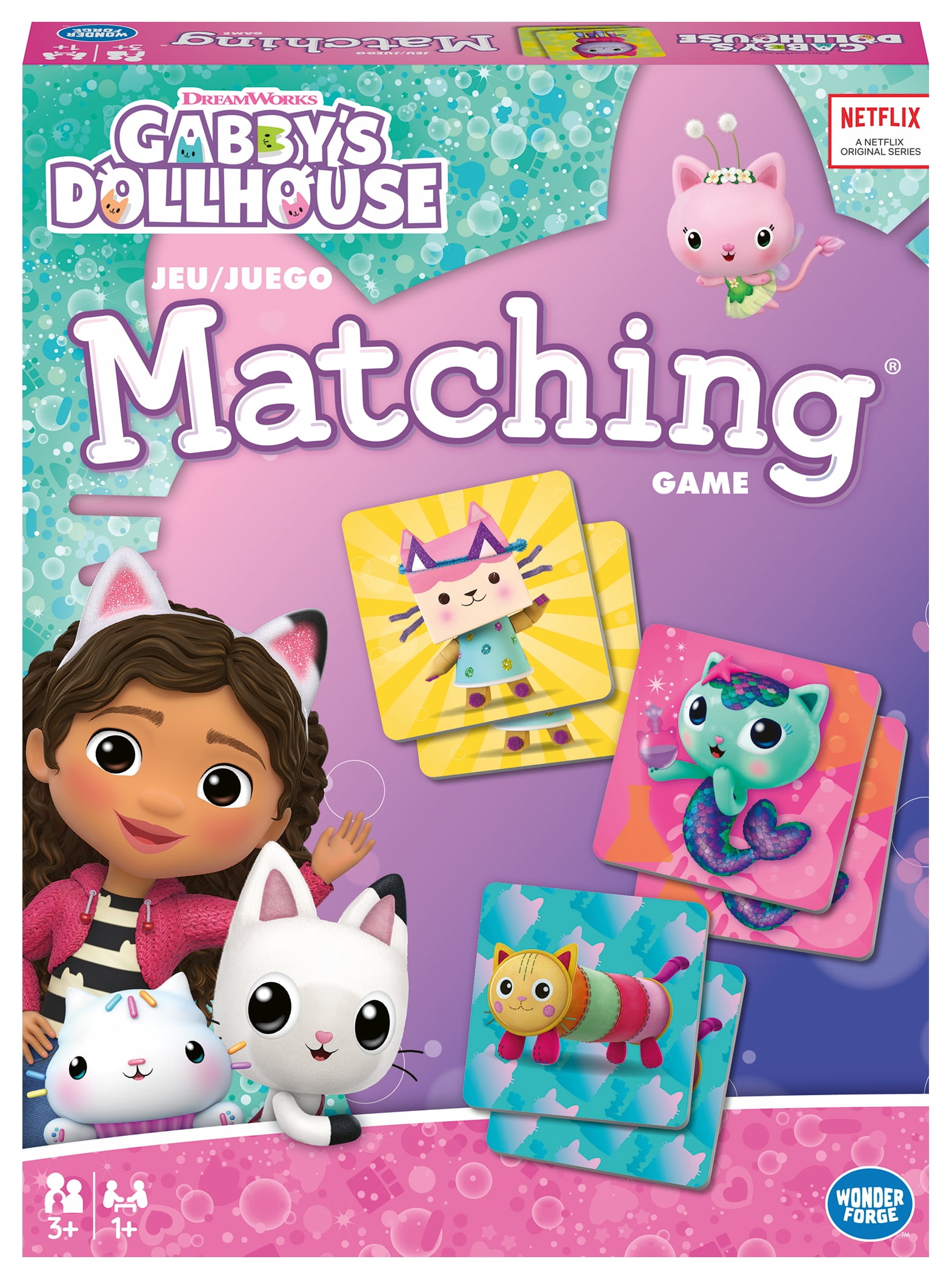 Wonder Forge Gabby's Dollhouse Matching Game For Girls & Boys Ages 3 ...