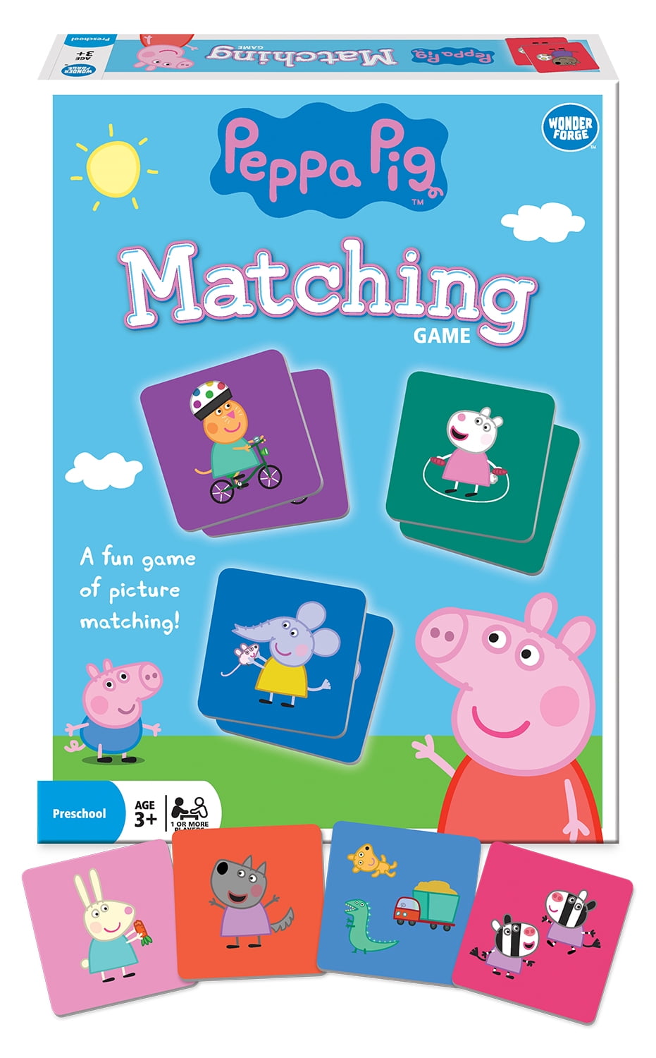 Wonder Forge Peppa Pig Board Memory Matching Game - Walmart.com