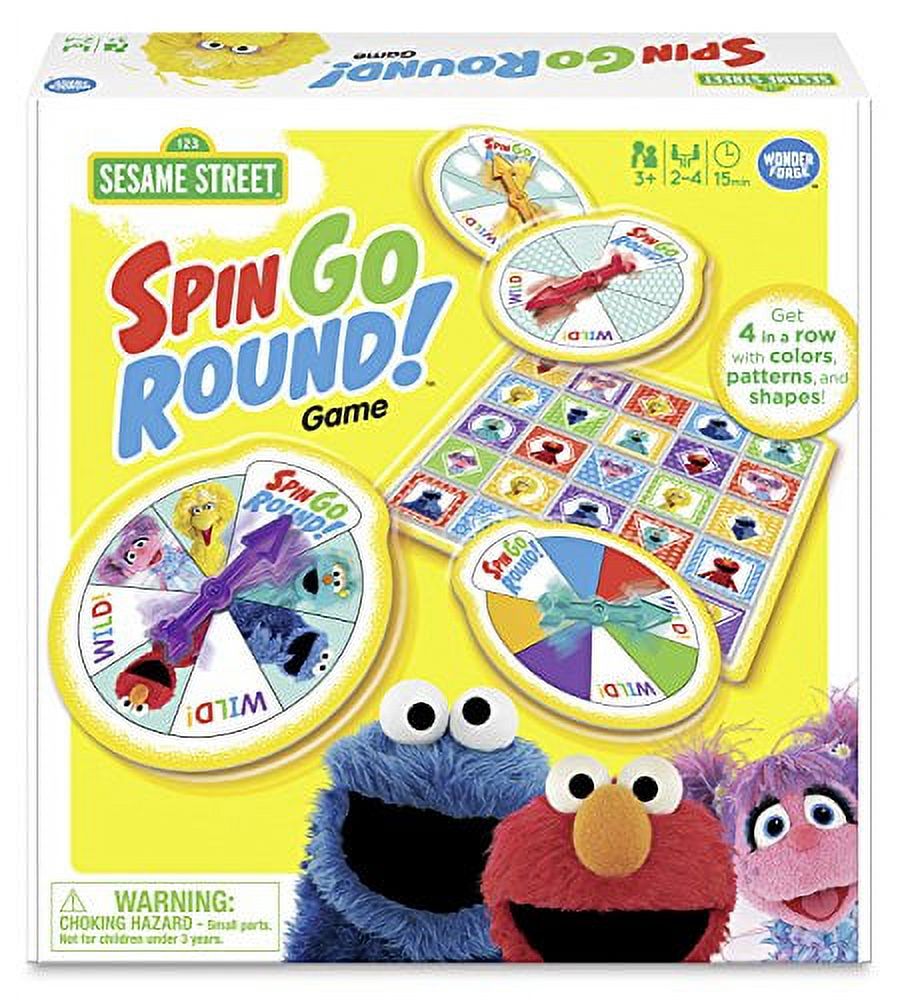 Wonder Forge Sesame Street Spin Go Round! Game - Walmart.com