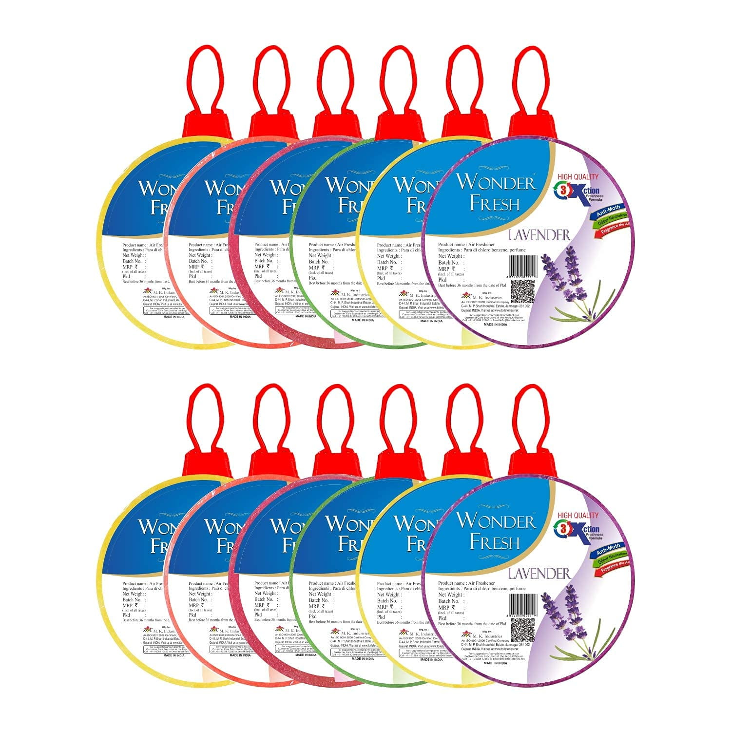 Wonder Fresh Air freshener Flowers block for Bathroom and Toilet 60 gm ...