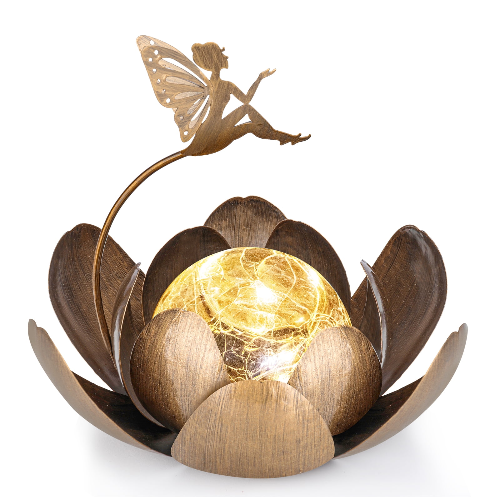 Wonder Garden Solar Lotus Light Decor Outdoor Fairy Garden Lights ...