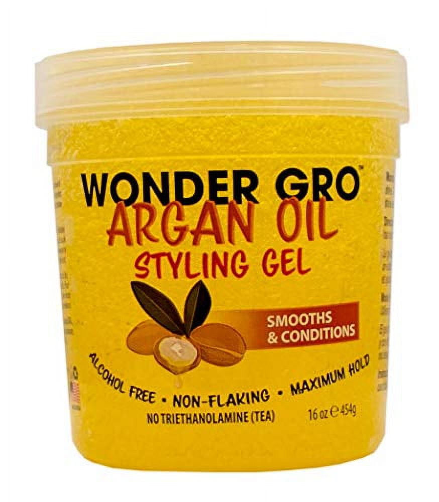 Wonder Gro Argan Oil Hair Styling Gel (Pack of 2) - Walmart.com