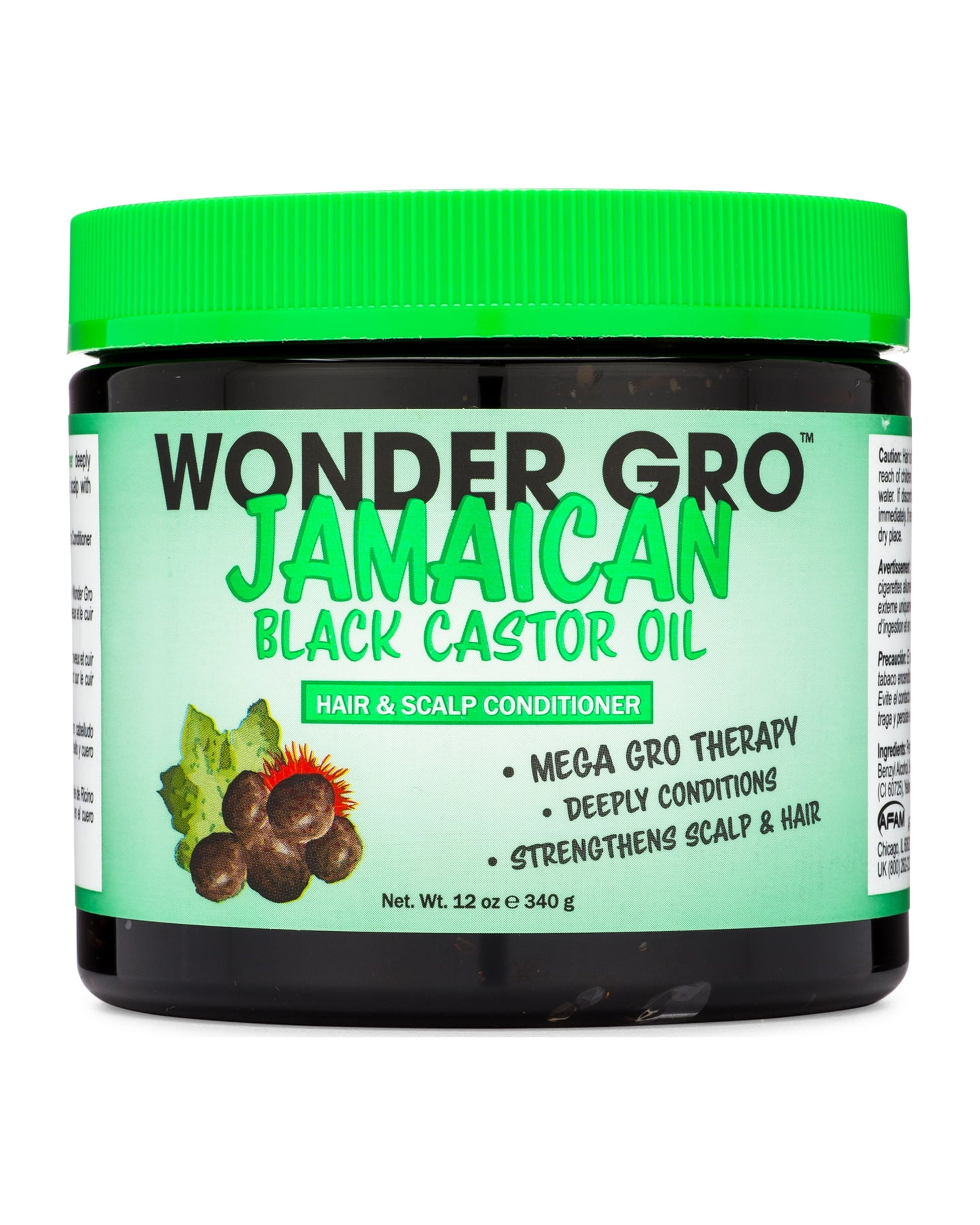 Wonder Gro Jamaican Black Castor Oil Hair Grease Styling Conditioner ...