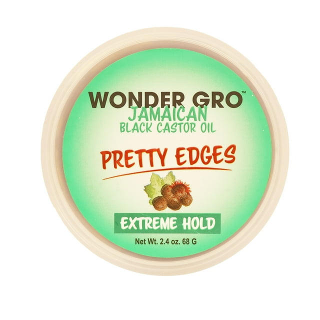 Wonder Gro Jamaican Black Castor Oil Pretty Edges Extreme Hold 24 Oz