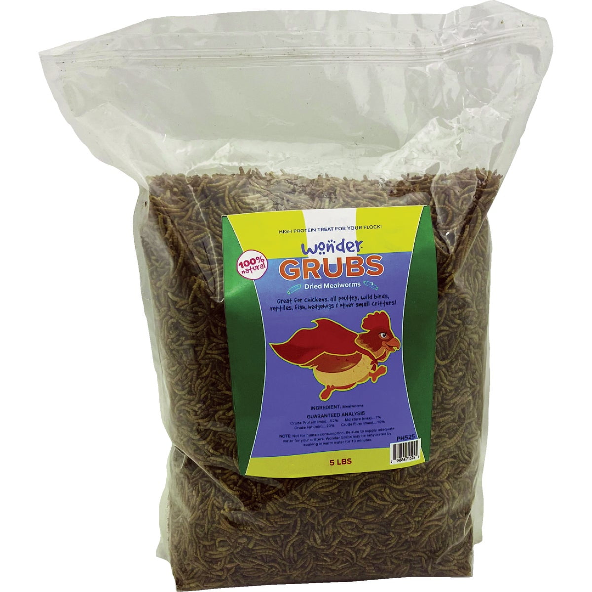 Wonder Grubs 5 Lb. Dried Mealworms PH525 - Walmart.com