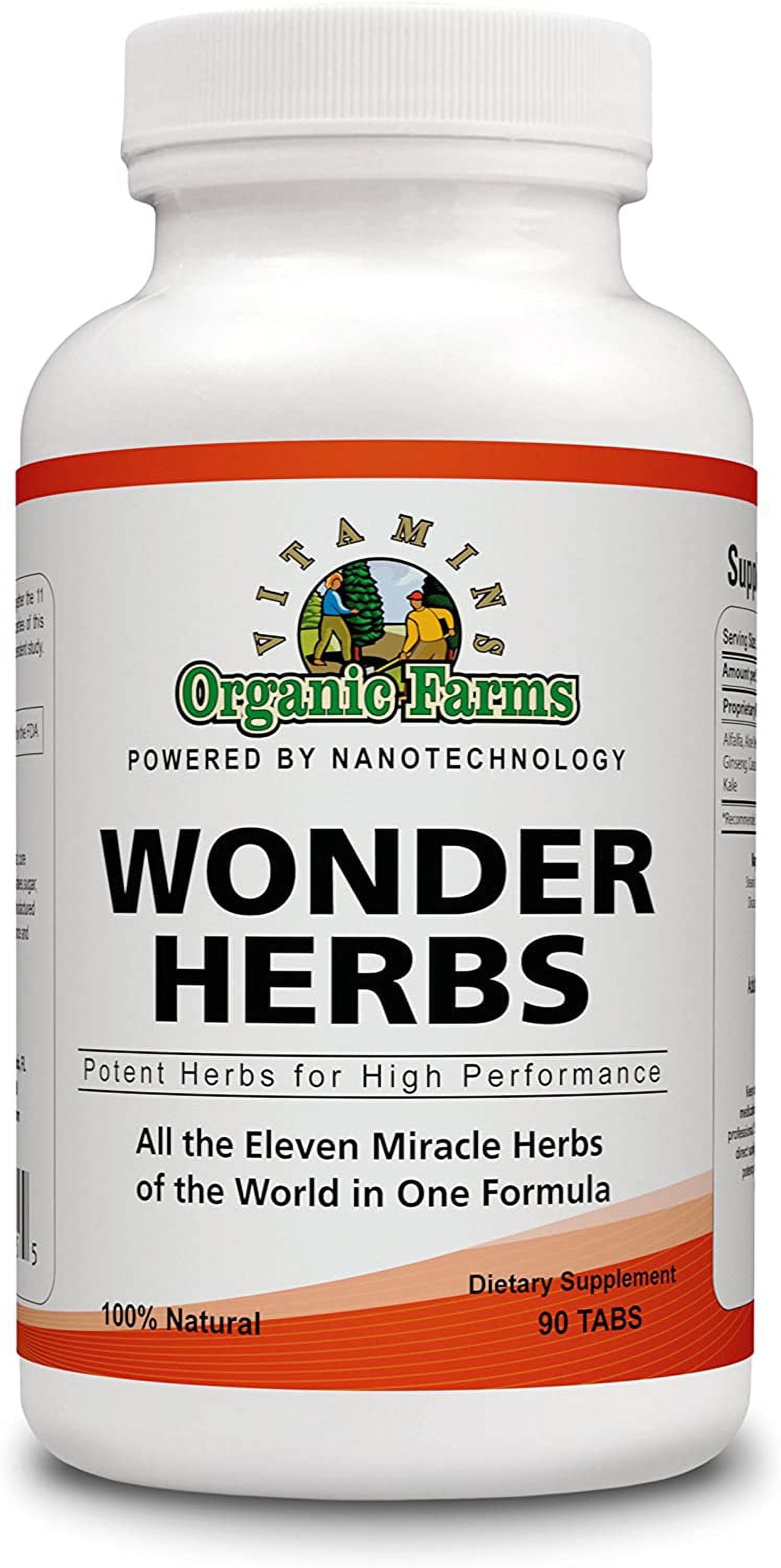 Wonder Herbs - 90 Tablets - Nourishes and Strengthens The Body - 100% ...