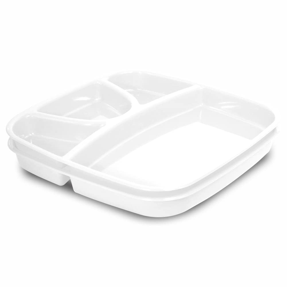 Wonder Homeware Partition Plate Microwave Safe Thali Mess Tray ...