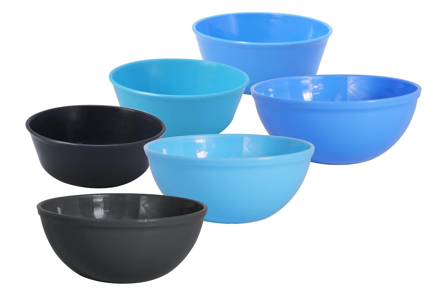 Wonder Homeware Prime Sigma Microwave Safe Bowls Set of 6 pc 450 ml 650 ...