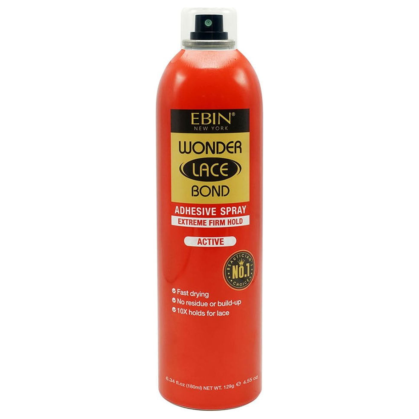 EBIN New York Wonder Lace Bond Spray 6.08 oz - Melting Wig Adhesive ...