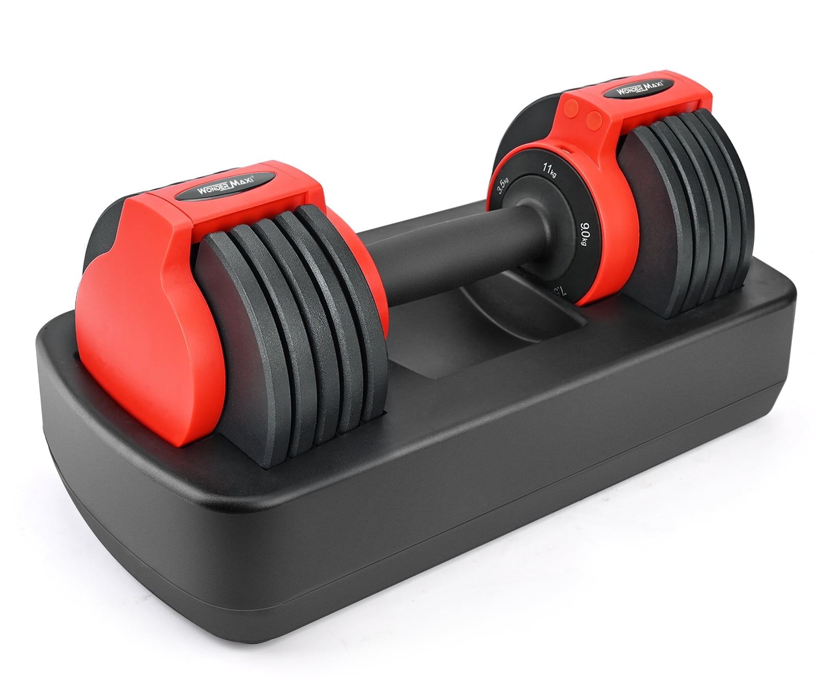 Wonder Maxi Adjustable Dumbbells Set of 2, 1-Sec Adjustable Weights ...