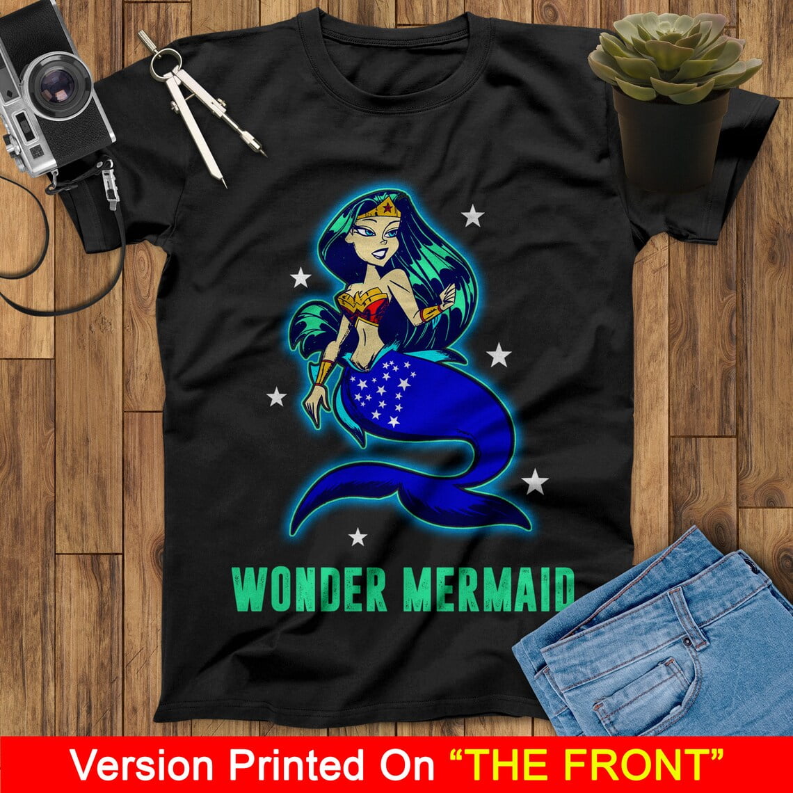 Wonder Mermaid T Shirts Perfect Gift For Mermaid Lovers Shirt, Birthday ...