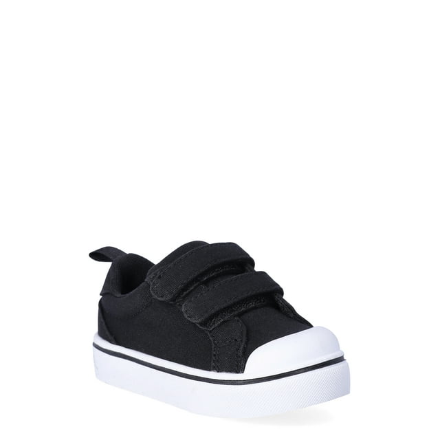 Wonder Nation Baby Boy Canvas Bump Toe Sneakers - Walmart.com