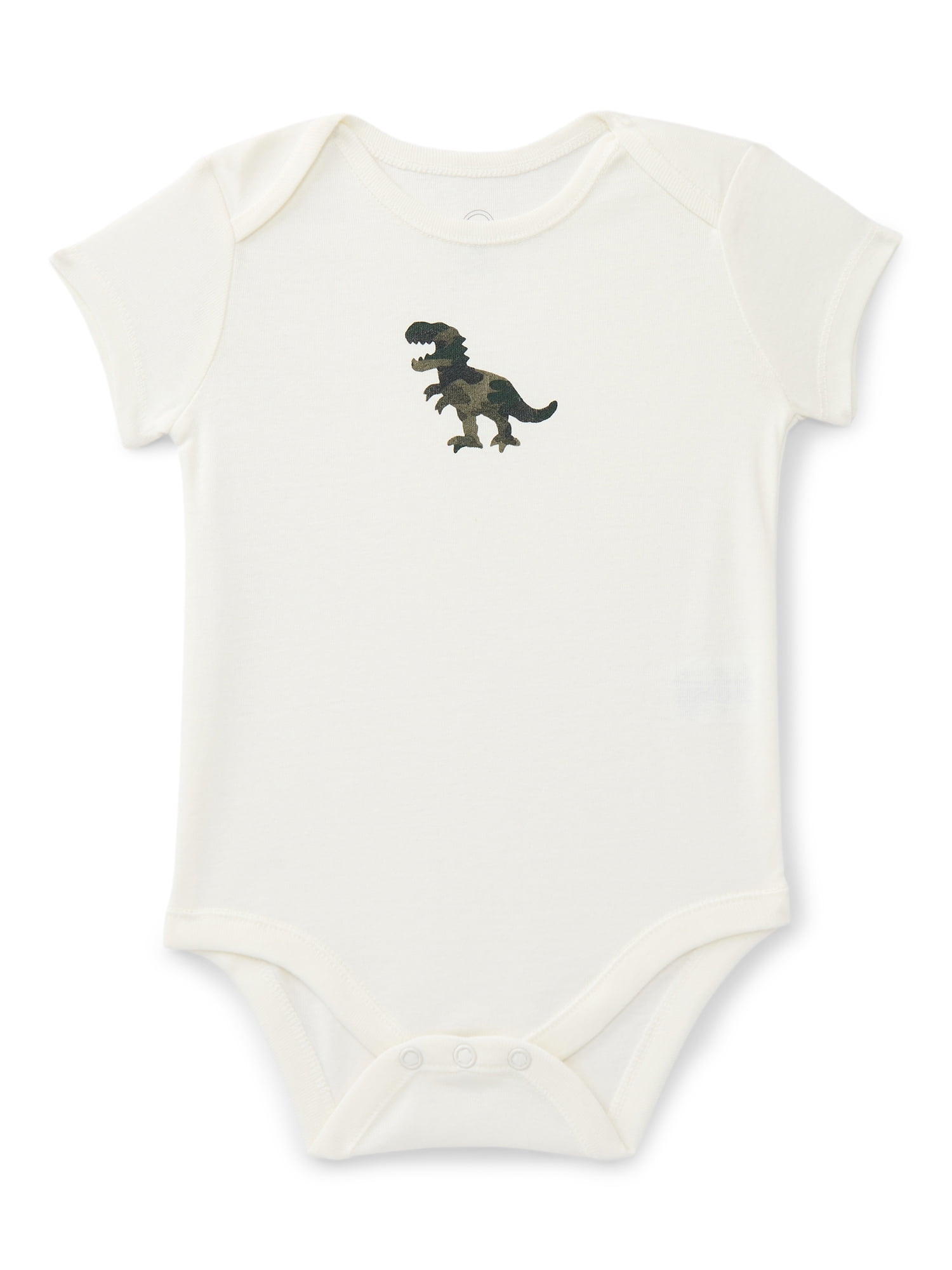 Wonder Nation Baby Boys Cotton Lap Shoulder Bodysuit, Sizes 0M-24M ...