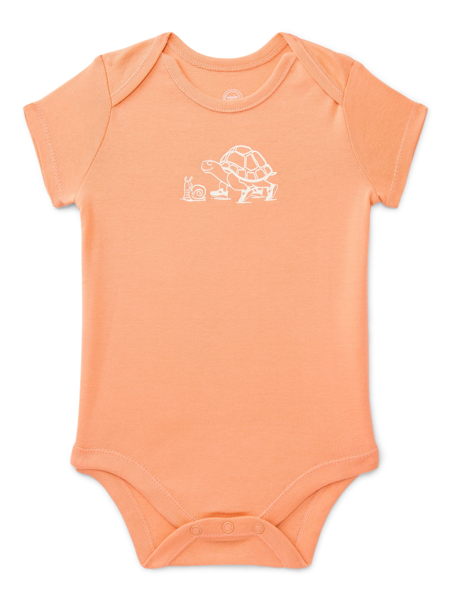 Wonder Nation Baby Boys Cotton Lap Shoulder Bodysuit, Sizes 0M-24M ...
