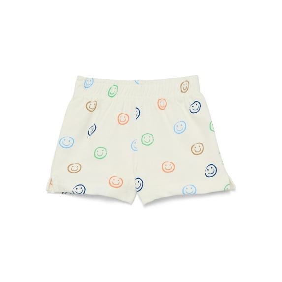 Wonder Nation Baby Boys French Terry Printed Shorts, Sizes 0-24 Months ...