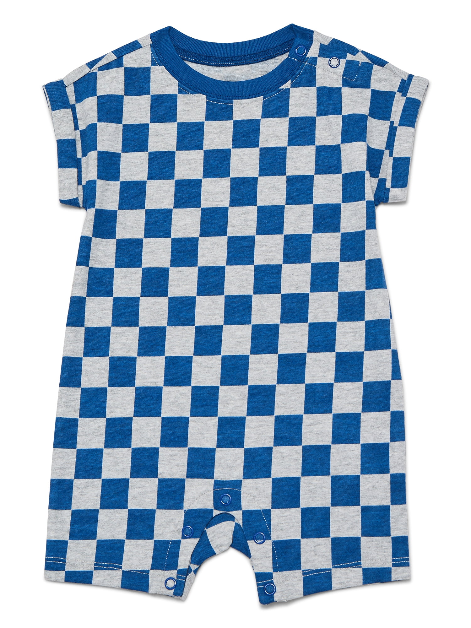 Wonder Nation Baby Boys Printed Jersey Romper, Sizes 0M-24M - Walmart.com