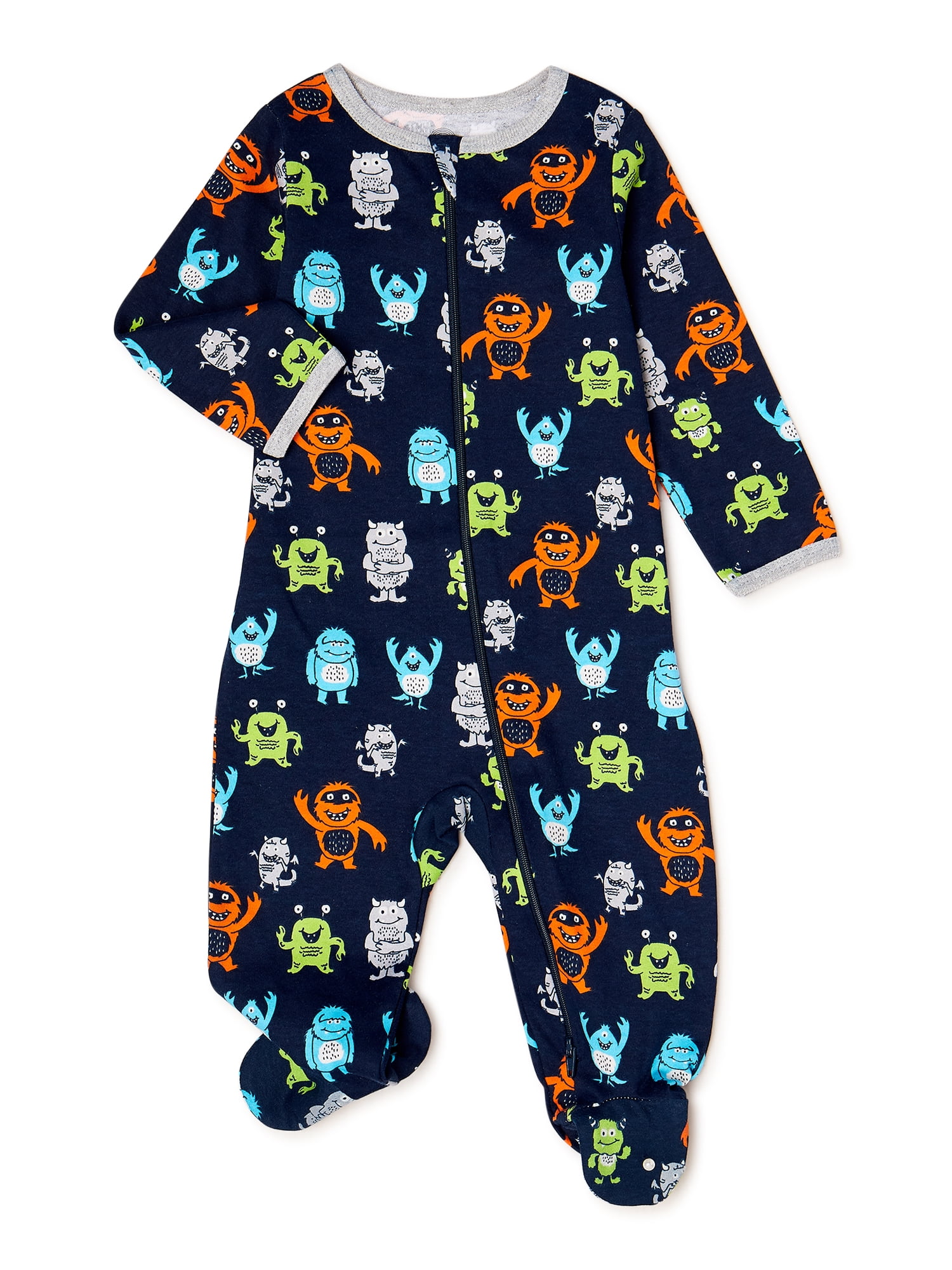 Wonder Nation Baby Boys Monster Sleep N Play, Sizes 0M-9M - Walmart.com