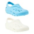 Wonder Nation Baby EVA Clogs 2 Pack Blue White Sizes 2-6 - Walmart.com