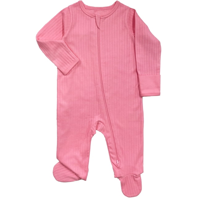 Wonder Nation Baby Gender Neutral Zip Front Footed Sleep N Play Pajamas ...