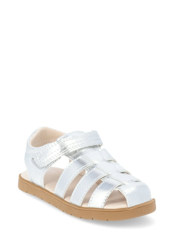 Wonder Nation Baby Girls Braid Sandals - Walmart.com