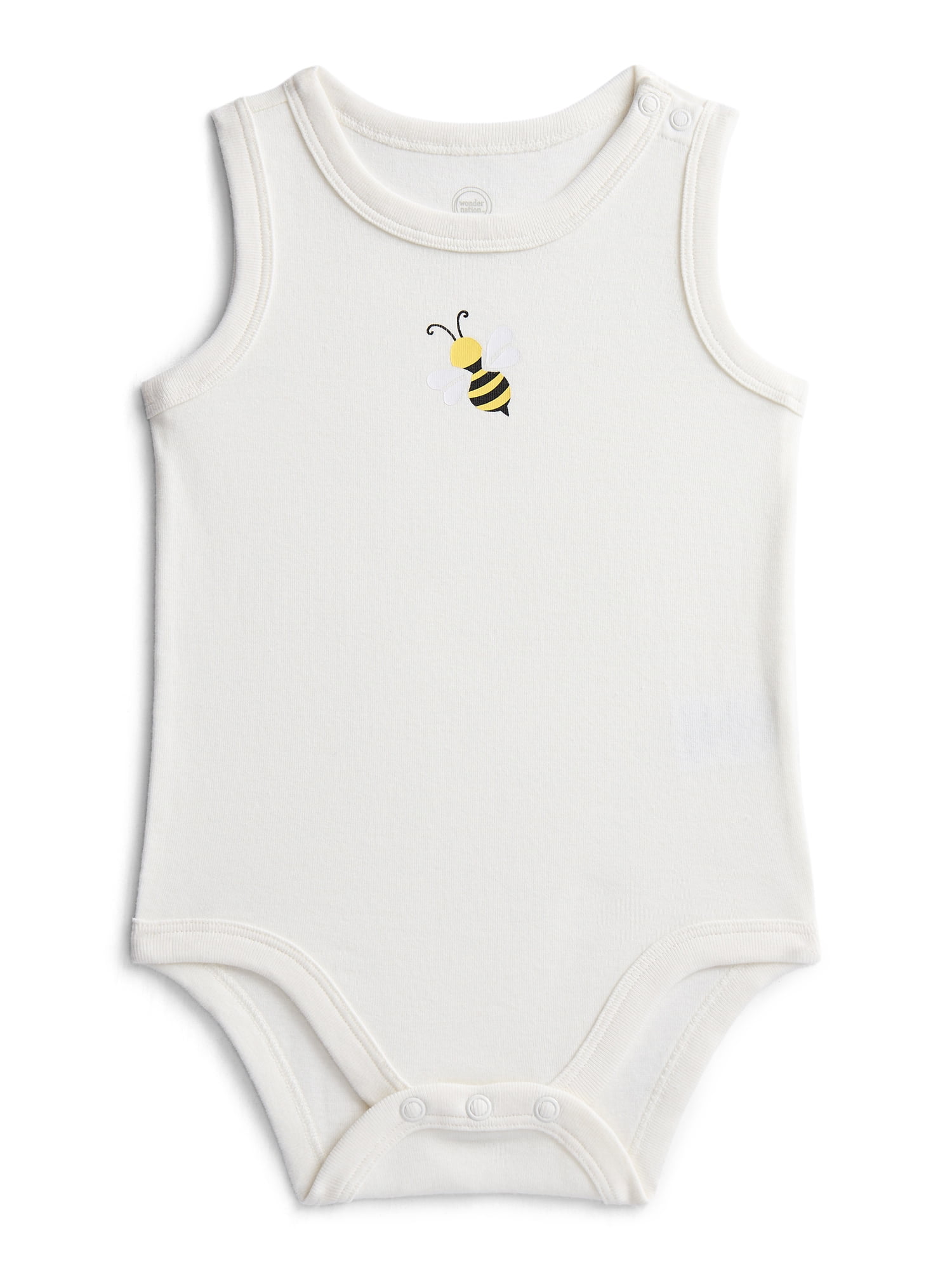 Wonder Nation Baby Girls Tank Bodysuit, Sizes 0-24 Months - Walmart.com