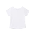 Wonder Nation Baby Girls Crewneck Tee with Short Sleeves, Sizes 0/3M ...