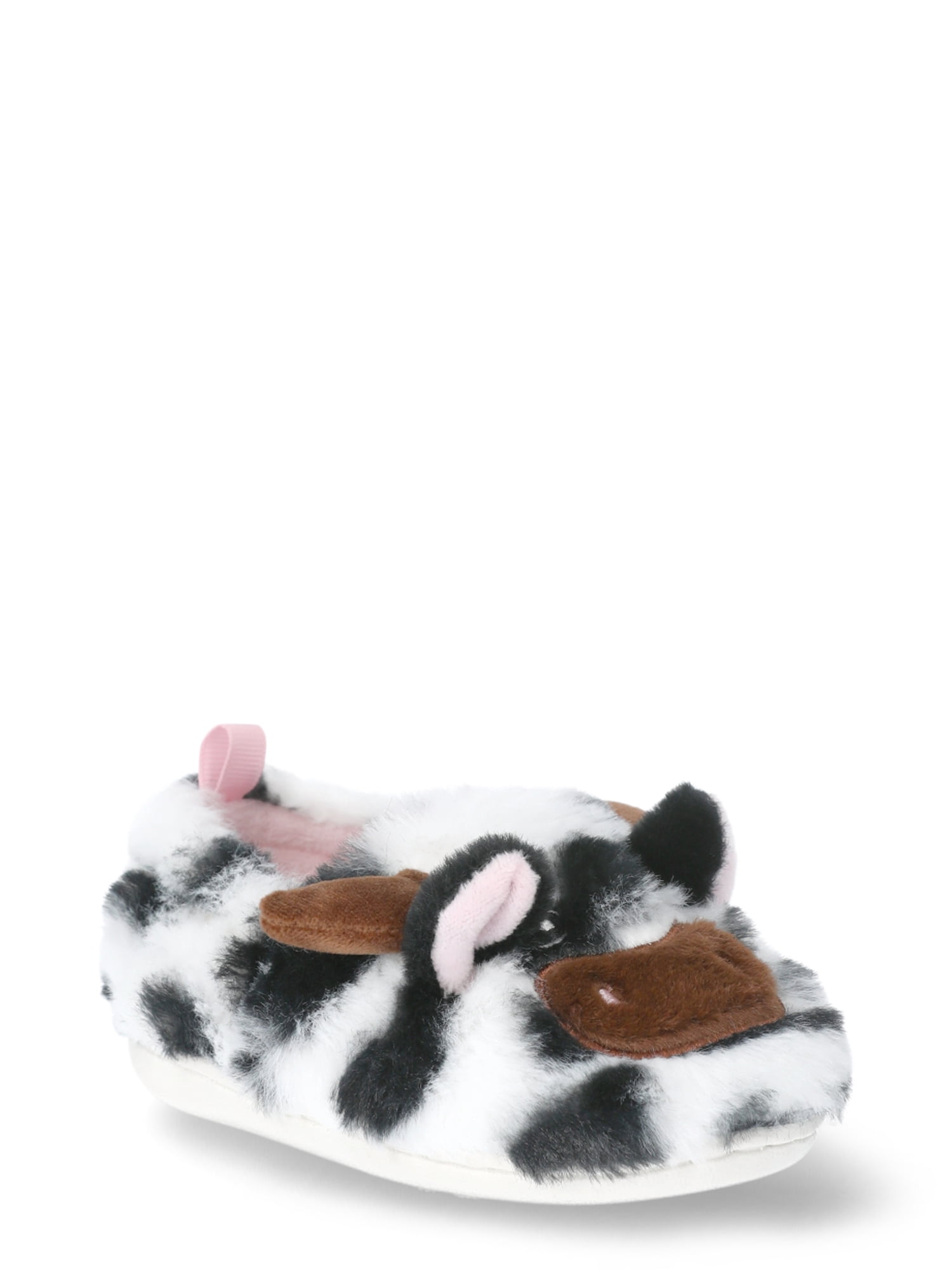 Wonder Nation Baby Girls Farm Animal Slippers, Sizes 2M-6M - Walmart.com