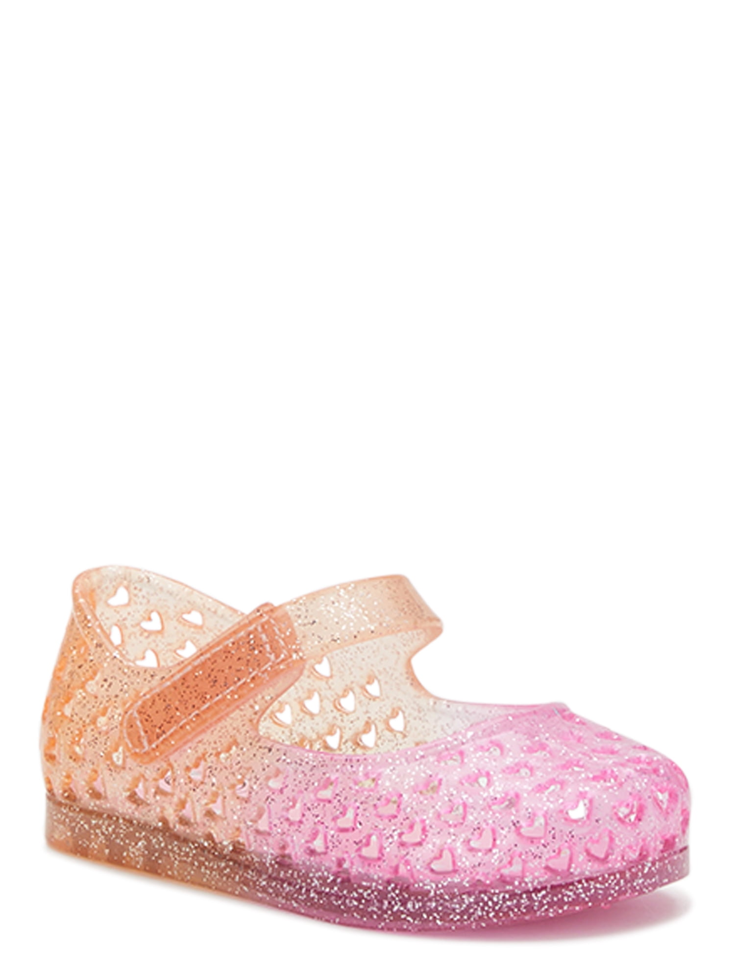 Wonder Nation Baby Girls Mary Jane Jelly Shoes - Walmart.com