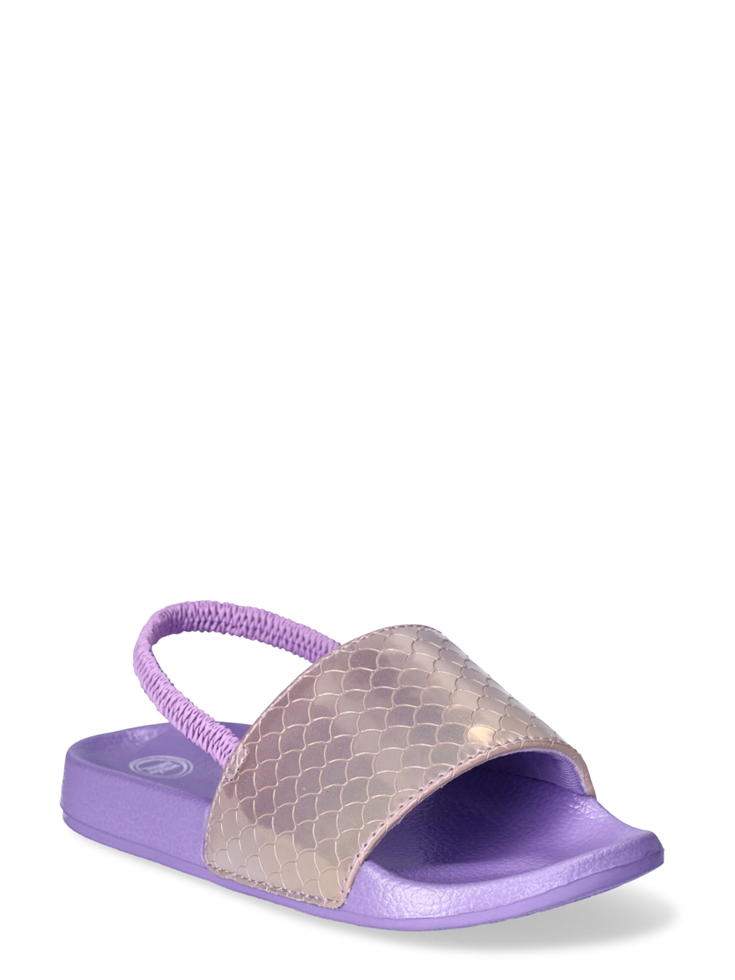 Wonder Nation Baby Girls Mermaid Slide Sandals - Walmart.com