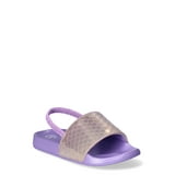 Wonder Nation Baby Girls Mermaid Slide Sandals - Walmart.com