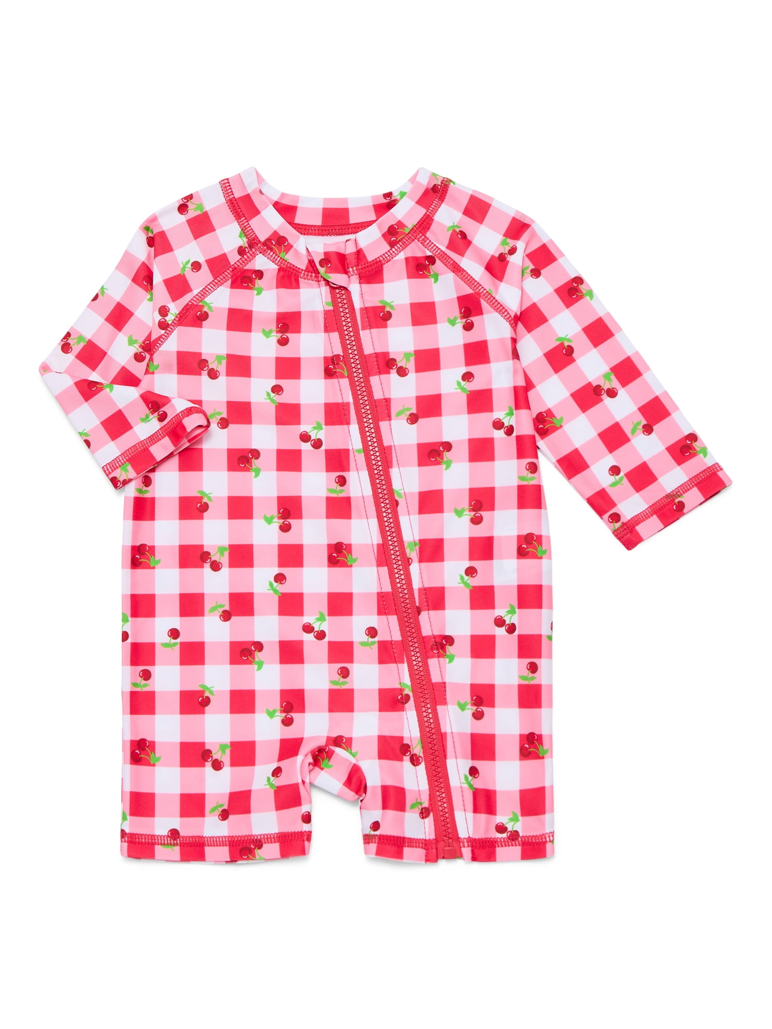 Wonder Nation Baby Boys and Baby Girls Rash Guard One Piece, Sizes 0/3M ...