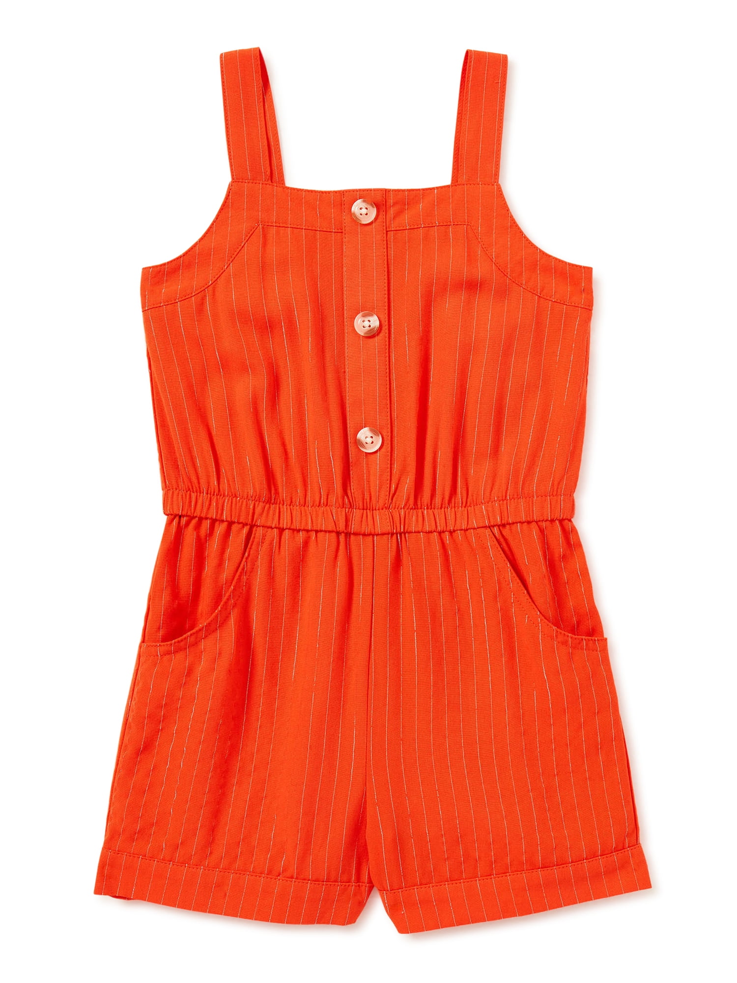 Wonder Nation Baby & Toddler Girls Romper, Sizes 12M-5T - Walmart.com