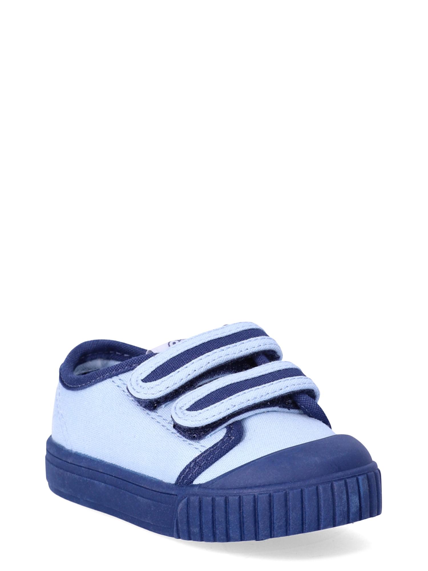 Wonder Nation Baby Two-Strap Bump Toe Sneakers - Walmart.com