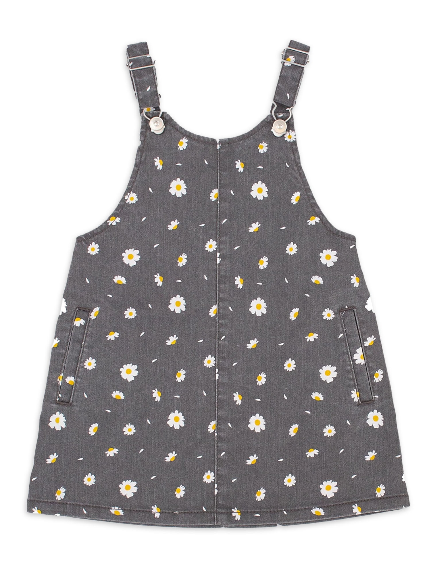 Wonder Nation Baby and Toddler Girl Jumper Dress, 12 Months-5T ...