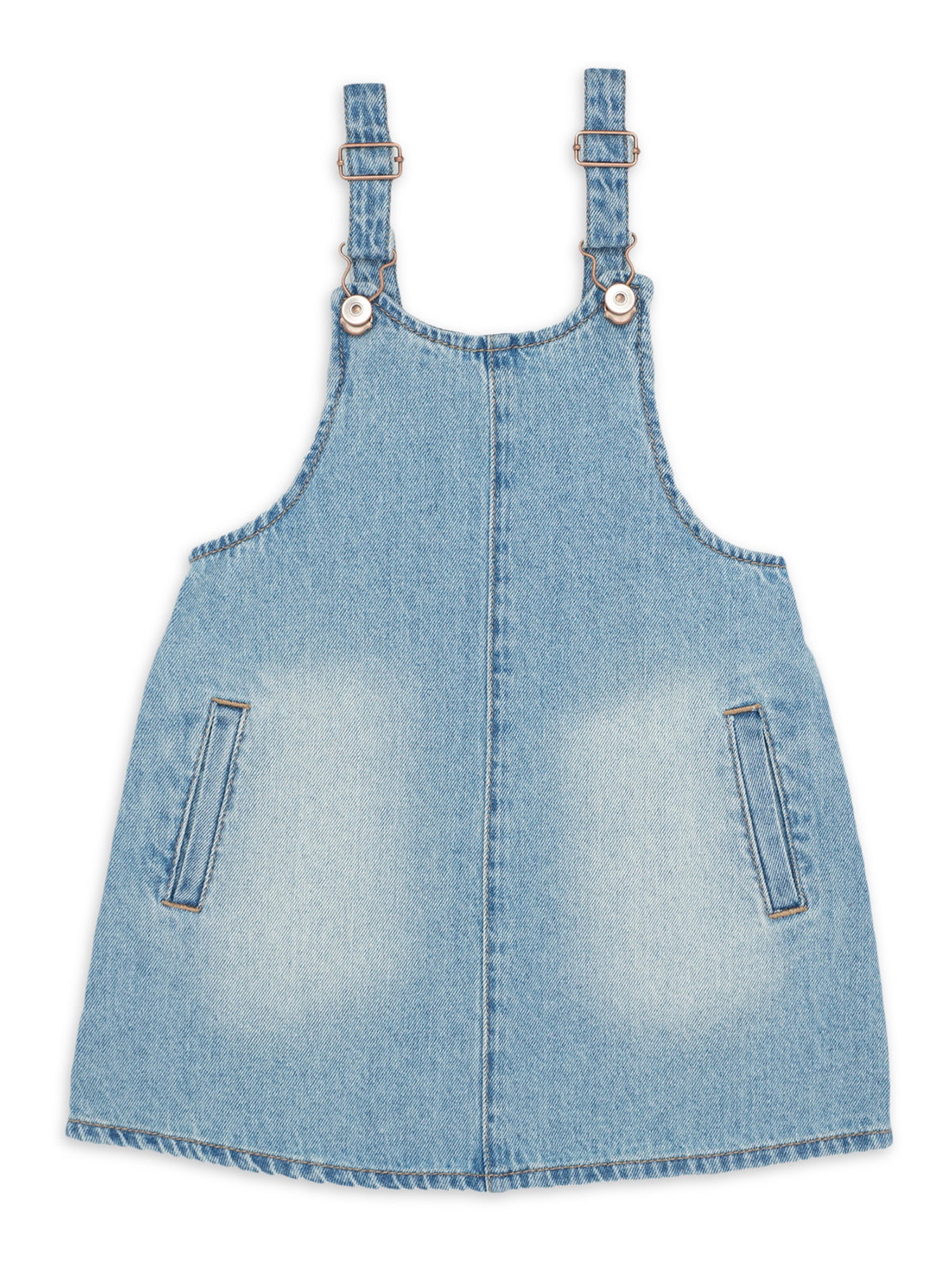 Wonder Nation Baby and Toddler Girl Jumper Dress, 12 Months-5T ...