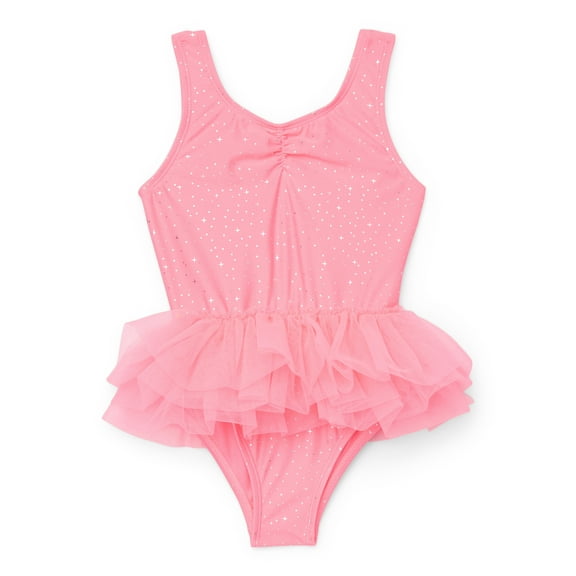 Wonder Nation Baby and Toddler Girls Popcorn Texture Tankini Set, 2 ...