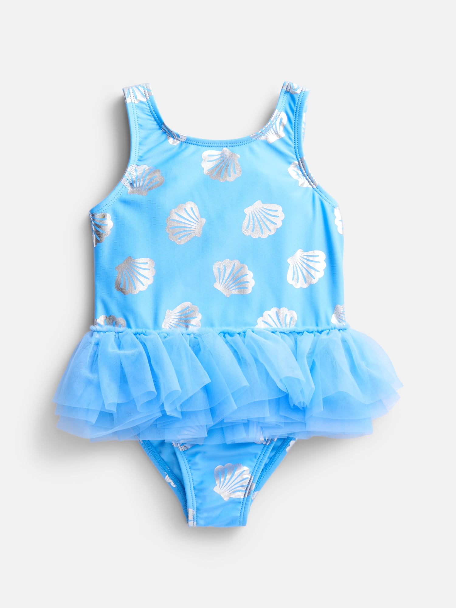 Wonder Nation Baby and Toddler Girls One Piece Tutu Swimsuit, Sizes 12M ...