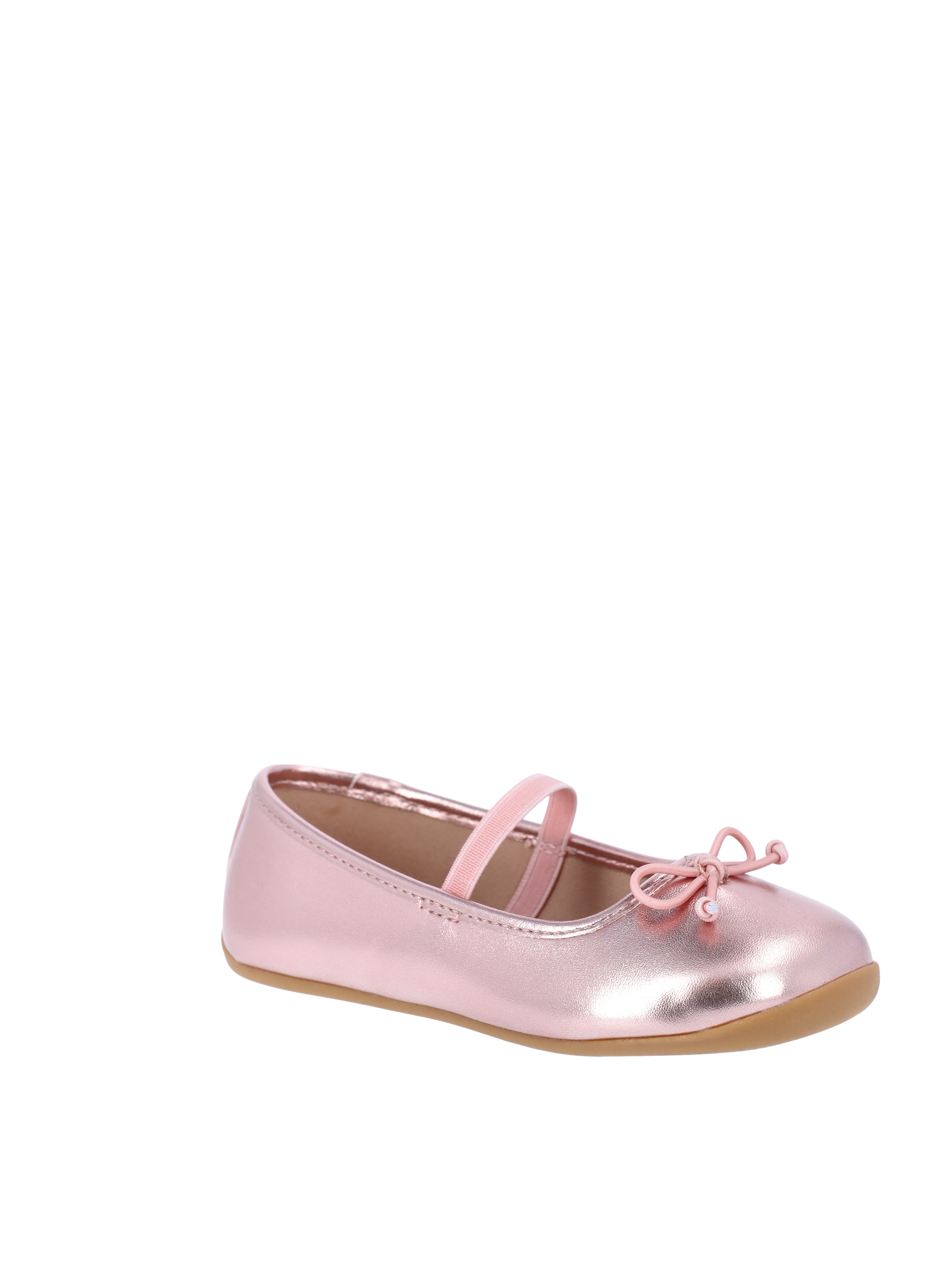 Wonder Nation Baby and Toddler Girls Bow Ballet Flat Dress Shoes ...