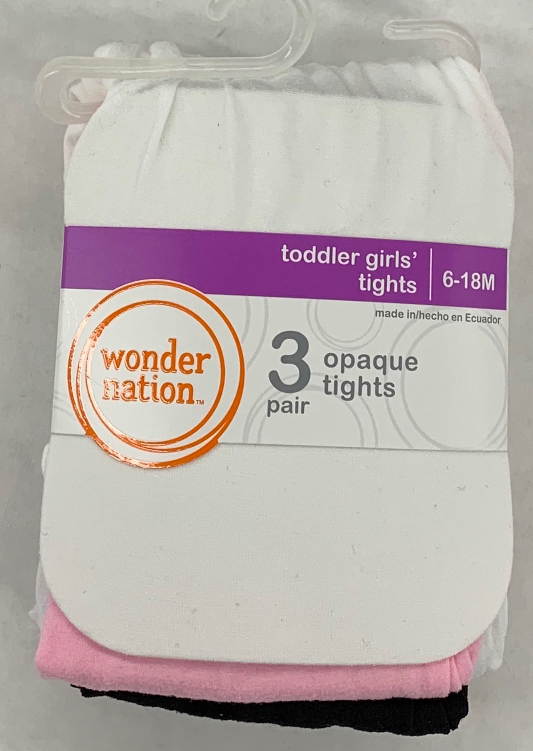 Wonder Nation Baby and Toddler Girls Box Tight, 3 Pack - Walmart.com