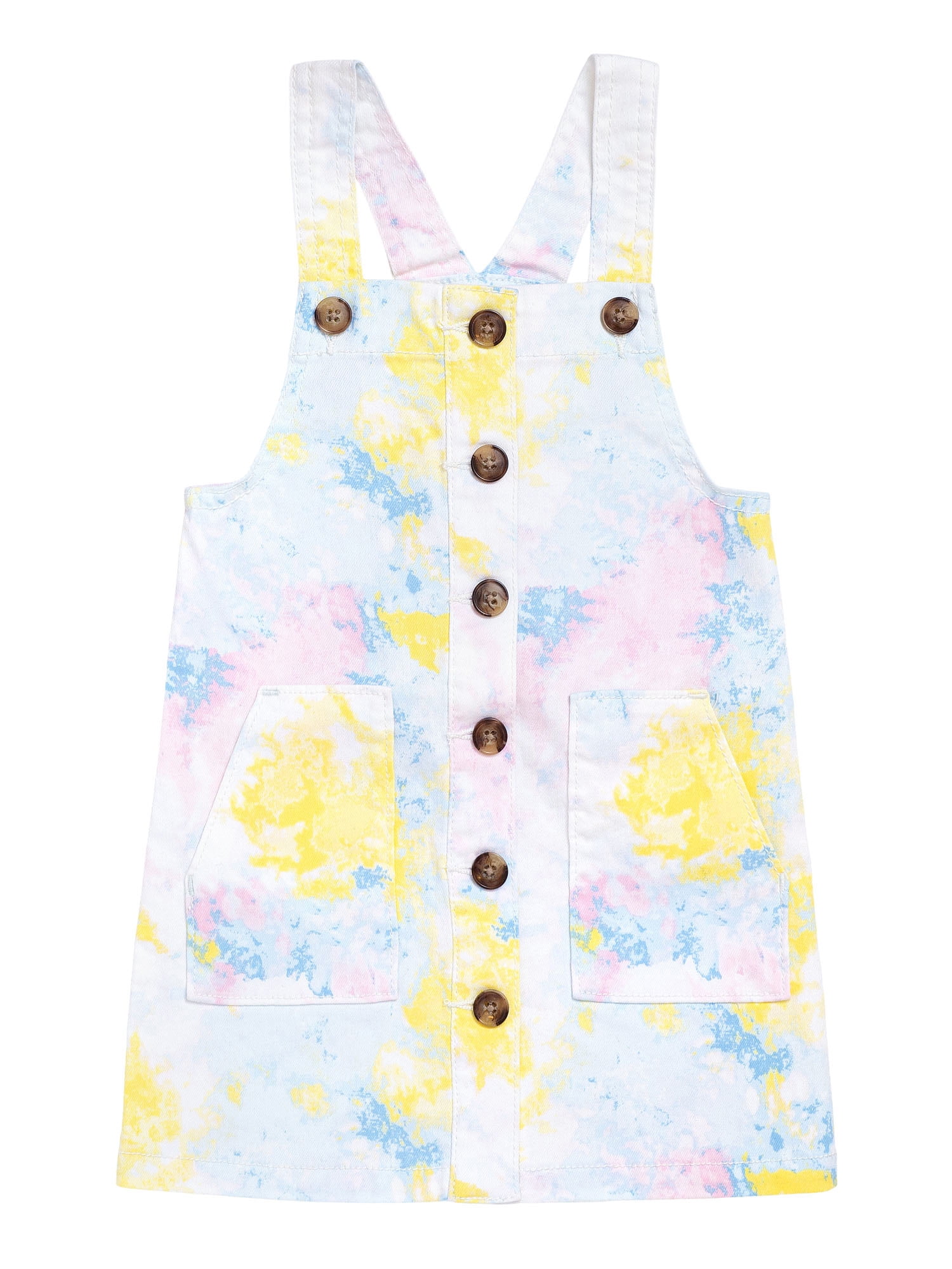 Wonder Nation Baby & Toddler Girls' Jumper Dress, 12 Months-5T, Casual ...